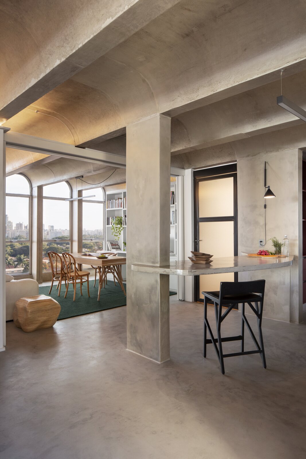 Photo 14 of 26 in Rhythmic Ceiling Arches Provide Support—and Eye Candy ...