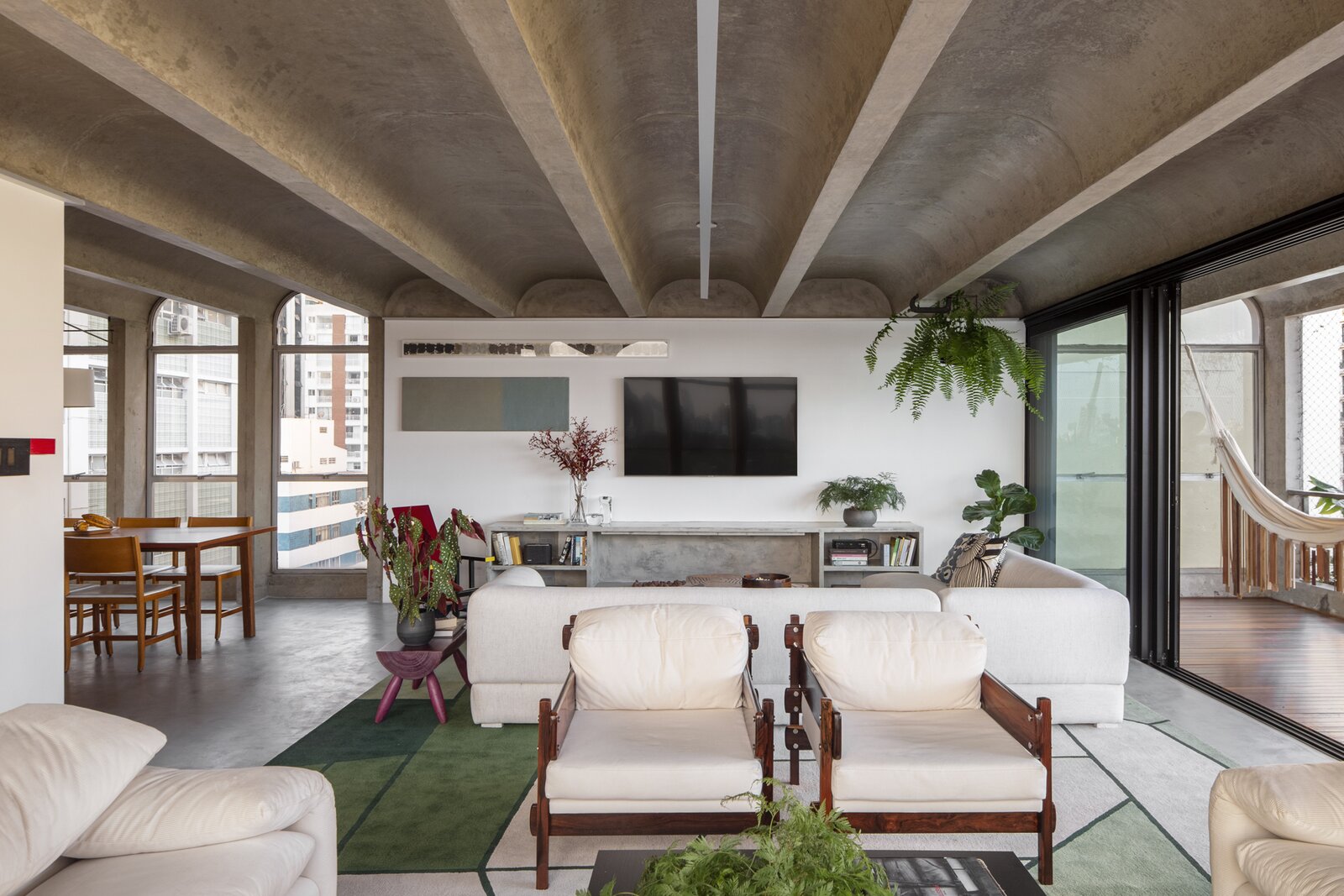 Photo 3 of 26 in Rhythmic Ceiling Arches Provide Support—and Eye Candy ...