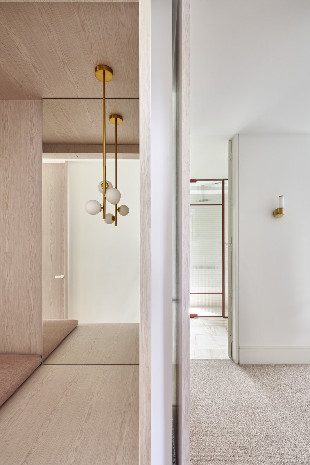 Photo 11 of 15 in A Modest Brick Home’s Curving Entry Inspires a ...
