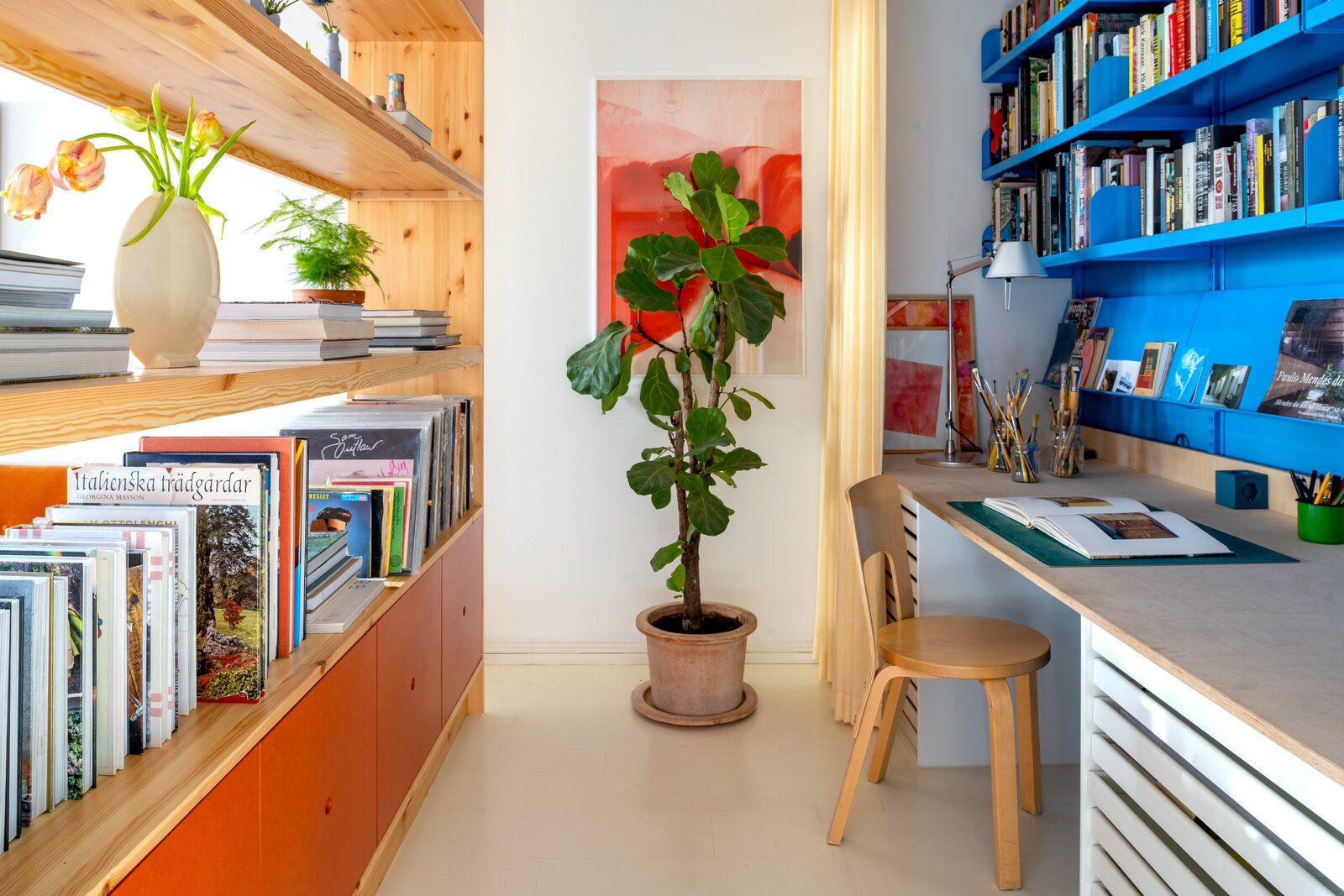 Photo 9 of 16 in This Renovated Apartment’s Primary Color Scheme Is ...