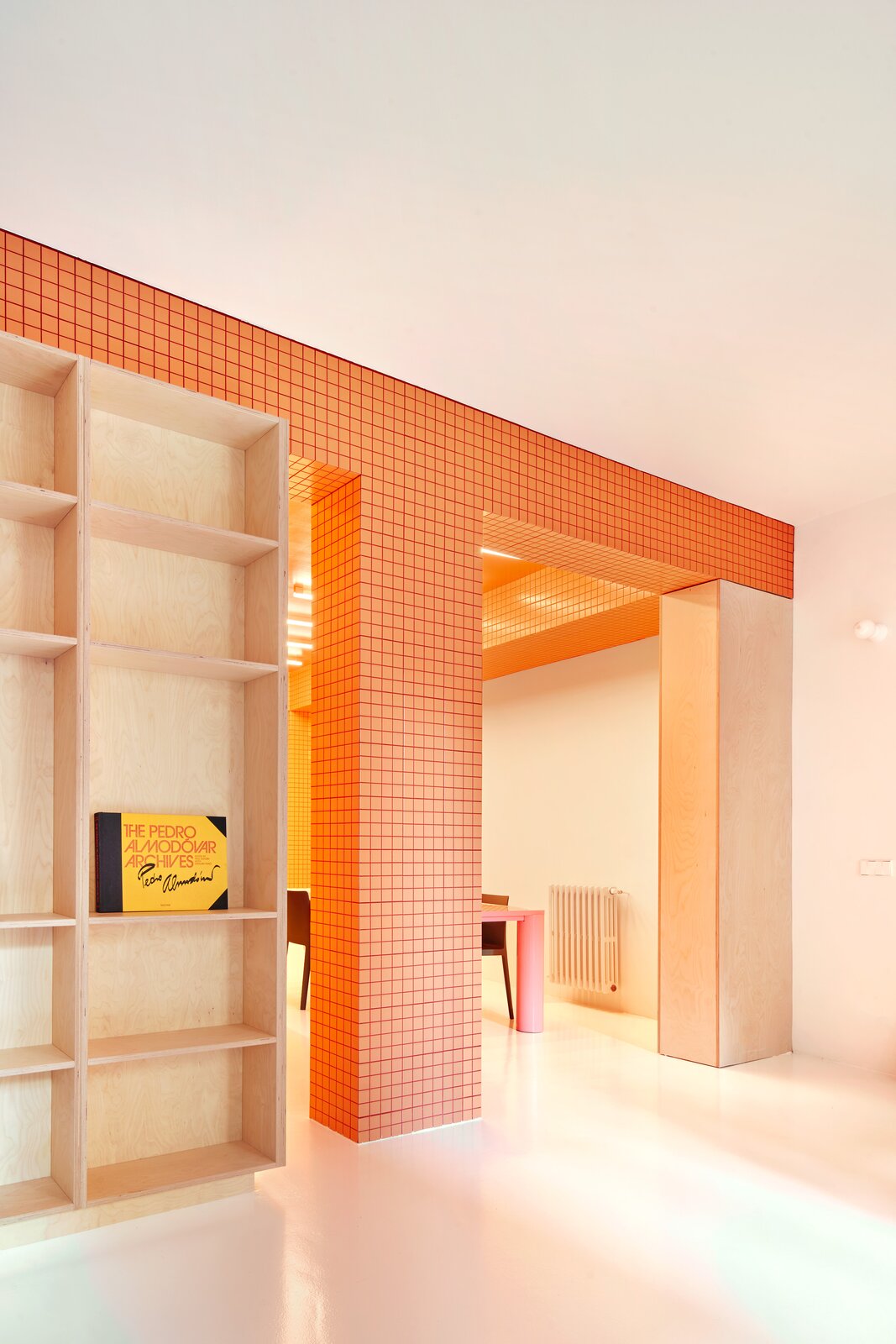 Photo 9 of 16 in ’80s-Inspired Neon Tile Gives a Madrid Apartment a ...