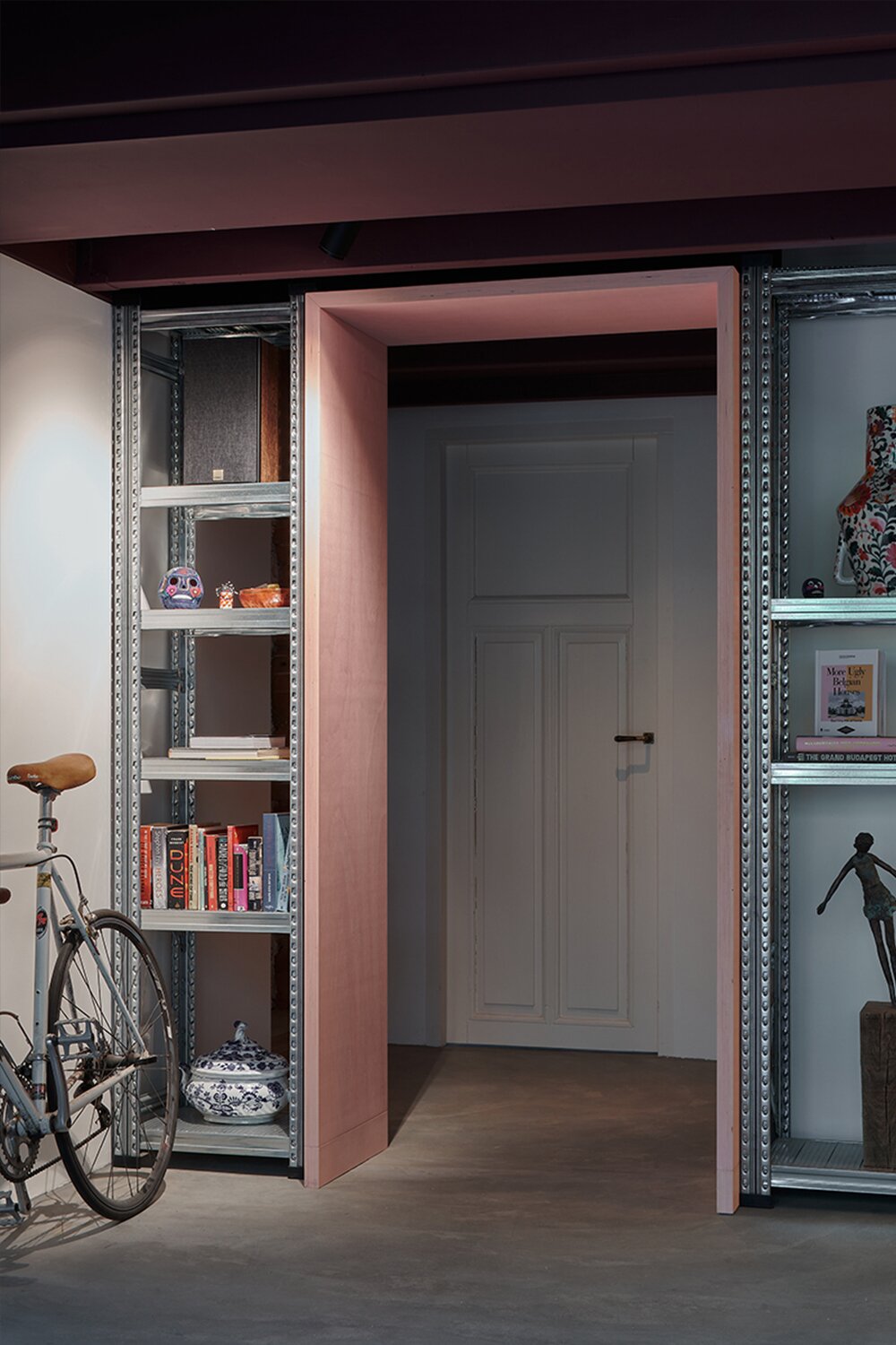 Photo 10 of 11 in A Blue Felt Stair Pops in This Rustic Rotterdam Home ...