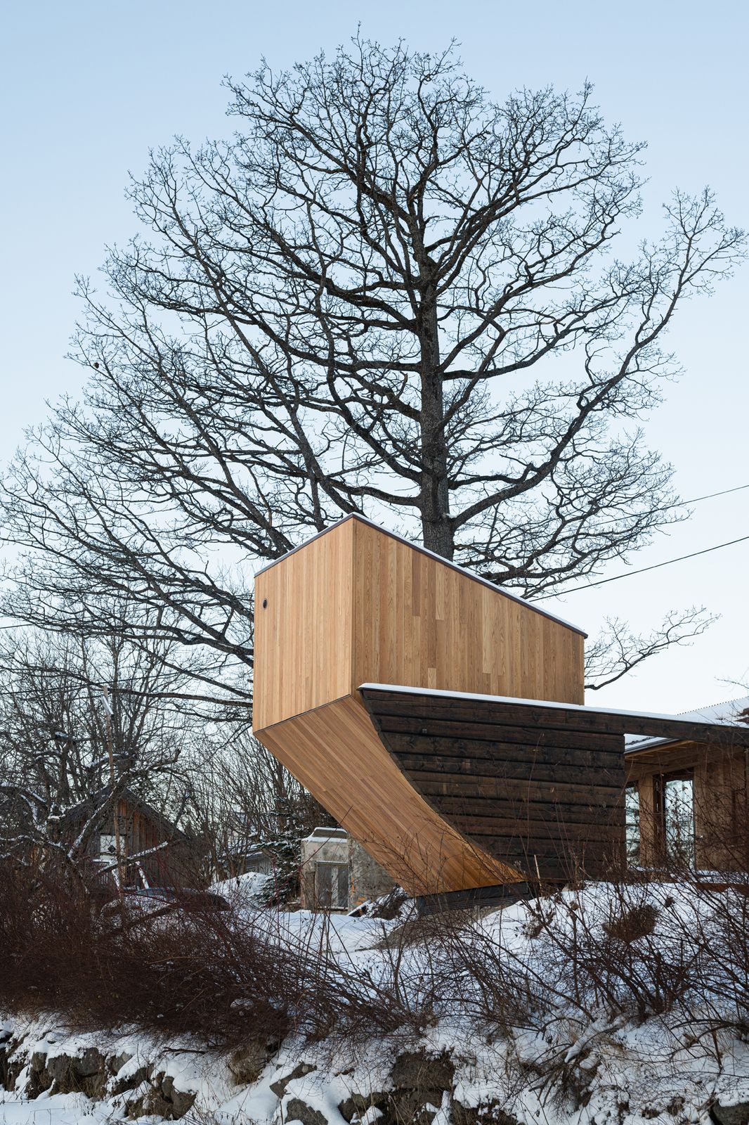 Photo 4 of 18 in A Backyard in Norway Gets a Ship-Shaped Addition - Dwell