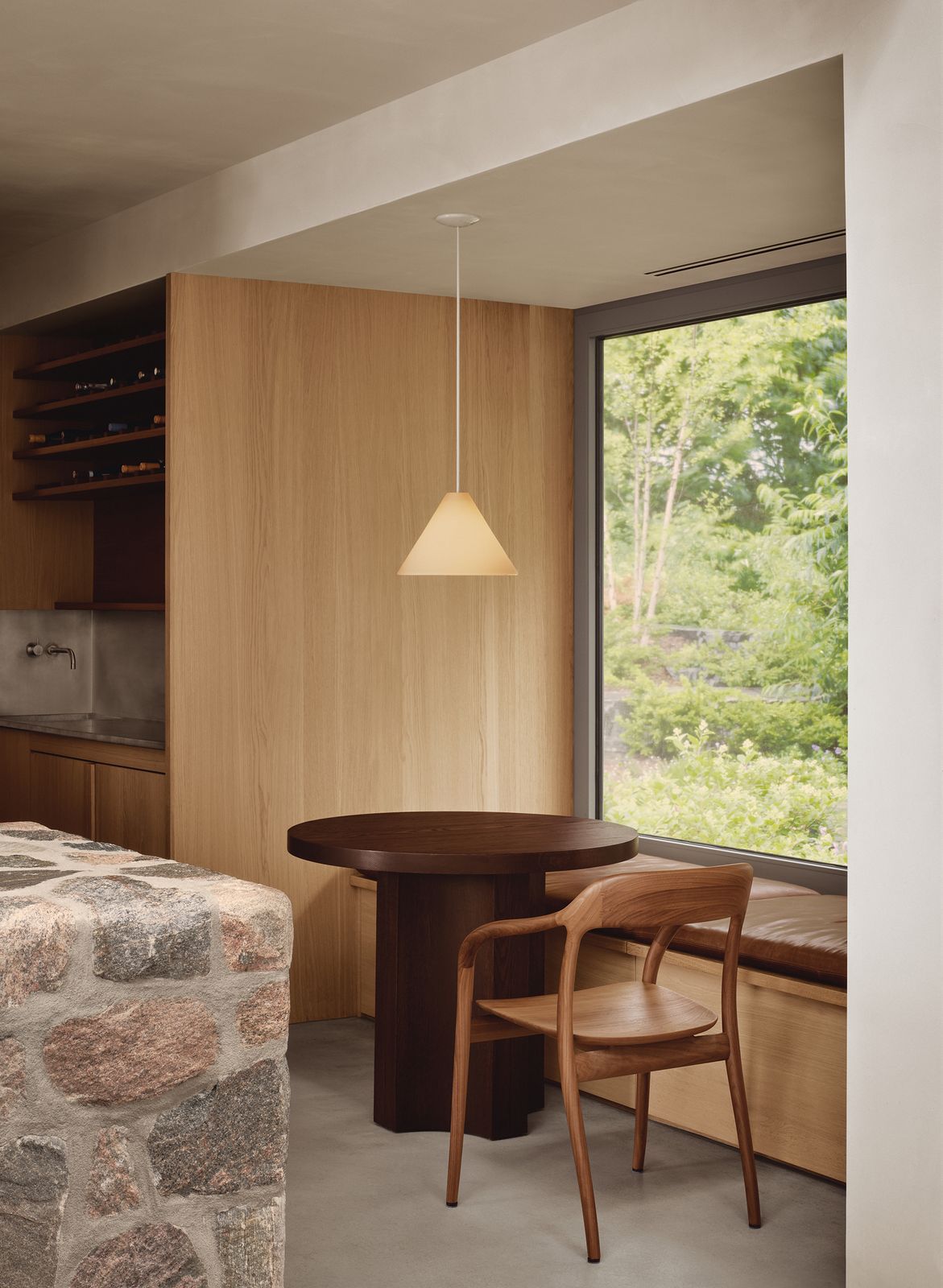 Photo 13 of 21 in A Remote Island Retreat’s Hefty Wooden Doorknob Hints ...