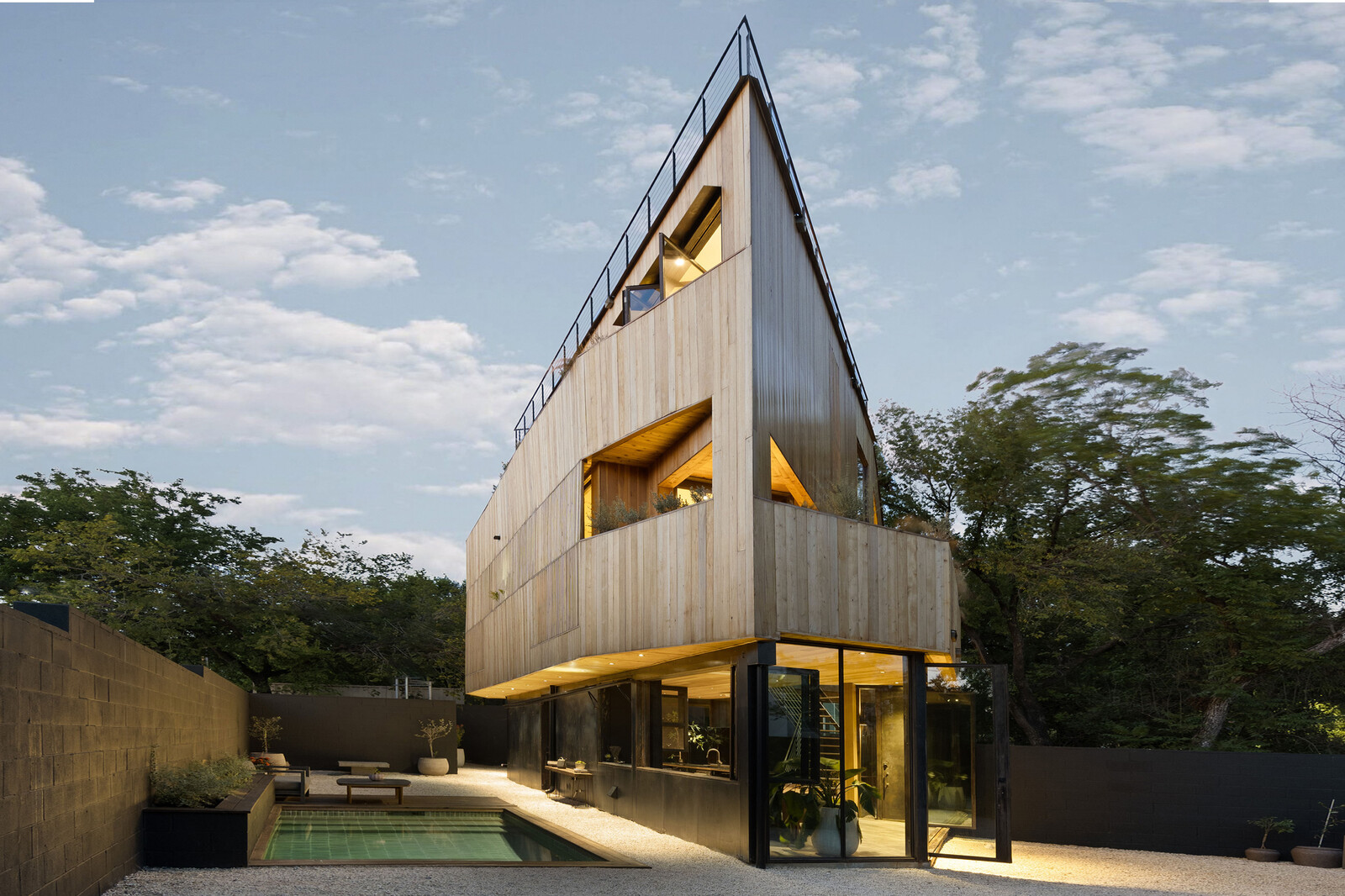 Photo 1 of 11 in East Austin Triangle House by Brandon Termini - Dwell