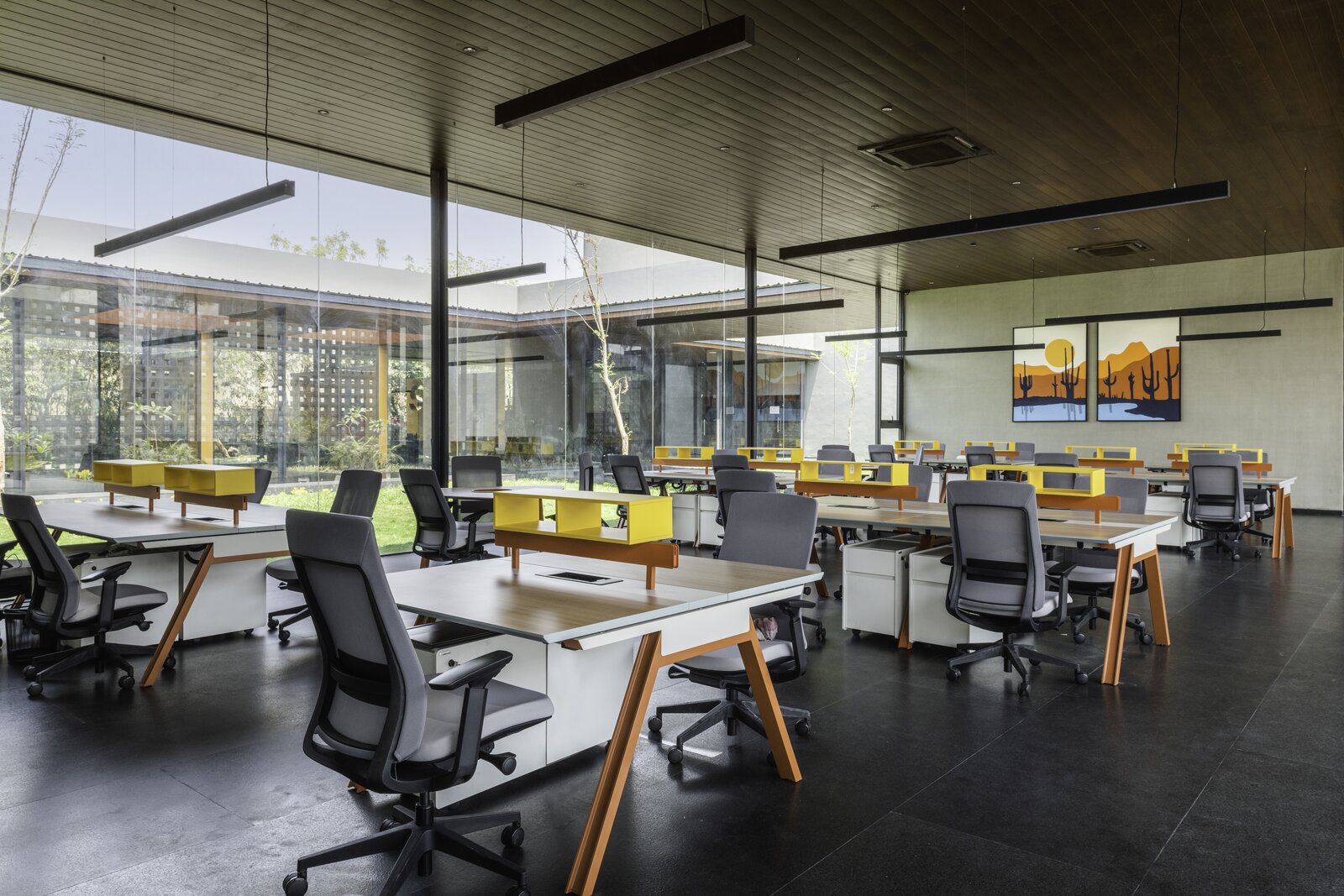 Photo 2 of 21 in THE COURTYARD OFFICE by MANY GRAY STORIES - Dwell