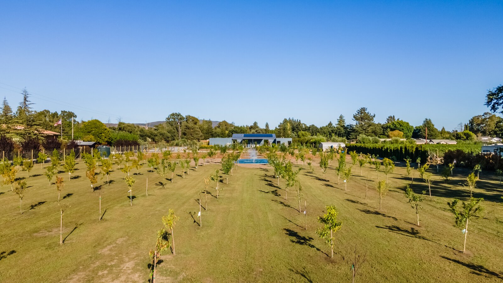 Photo 9 of 12 in Sustainable Sutro Architects-Designed Sonoma Residence With Pool and Pickleball ...