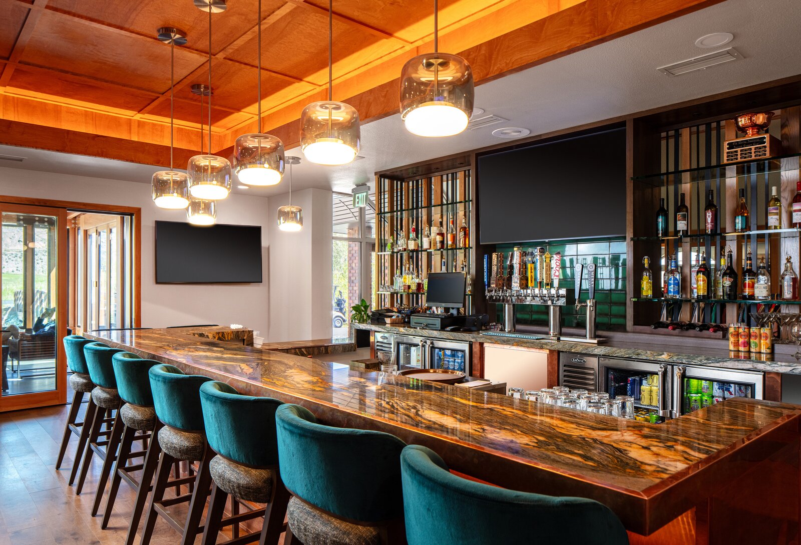 Photo 3 of 10 in Old Works Golf Course Clubhouse by Johnston Architects ...