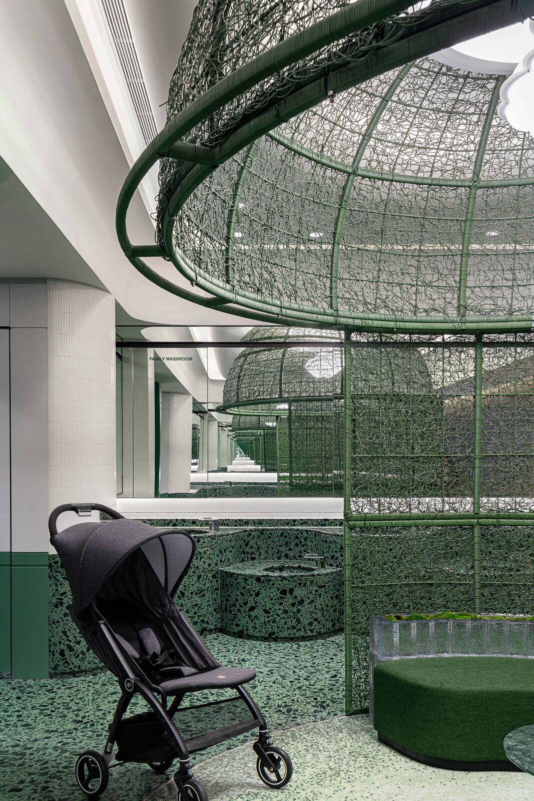 Photo 5 of 35 in Jungle on the Wall Family Washroom by URO Design ...