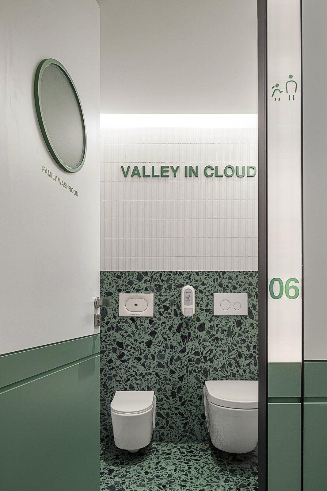 Photo 15 of 35 in Jungle on the Wall Family Washroom by URO Design ...