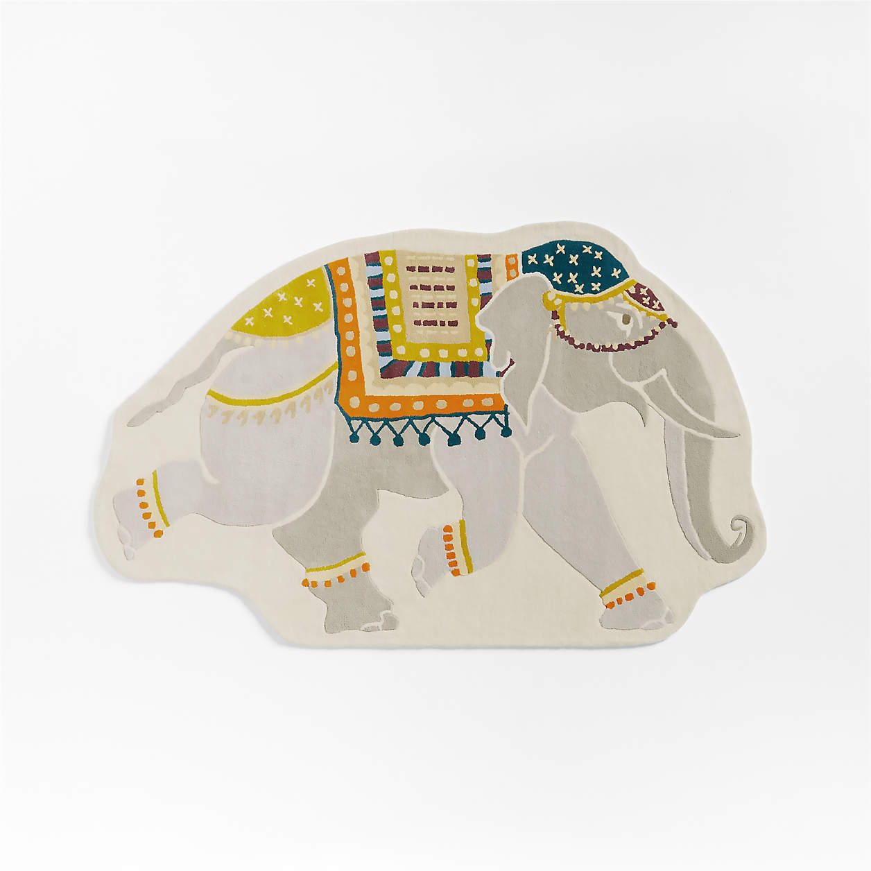 Crate and Barrel Maya Elephant Rug by Crate and Barrel - Dwell