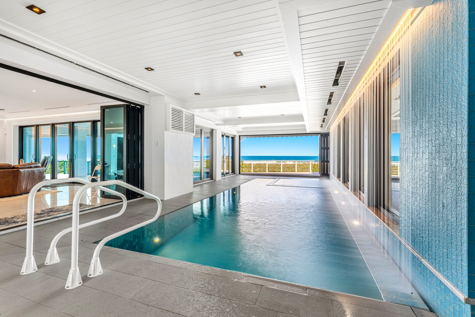 Photo 6 of 7 in Dual Riverfront & Oceanfront Mansion has Pool with ...