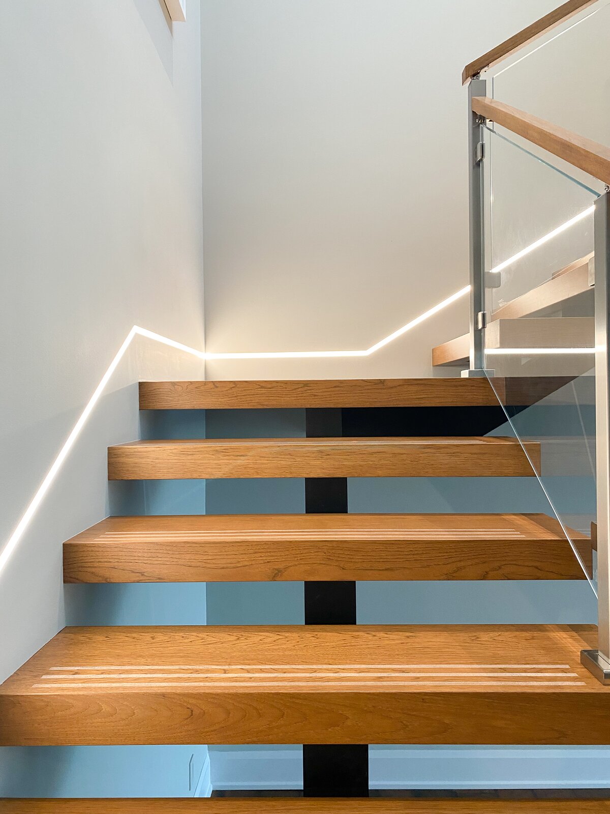 Photo 5 of 11 in Before & After: This Staircase Gets a Contemporary ...