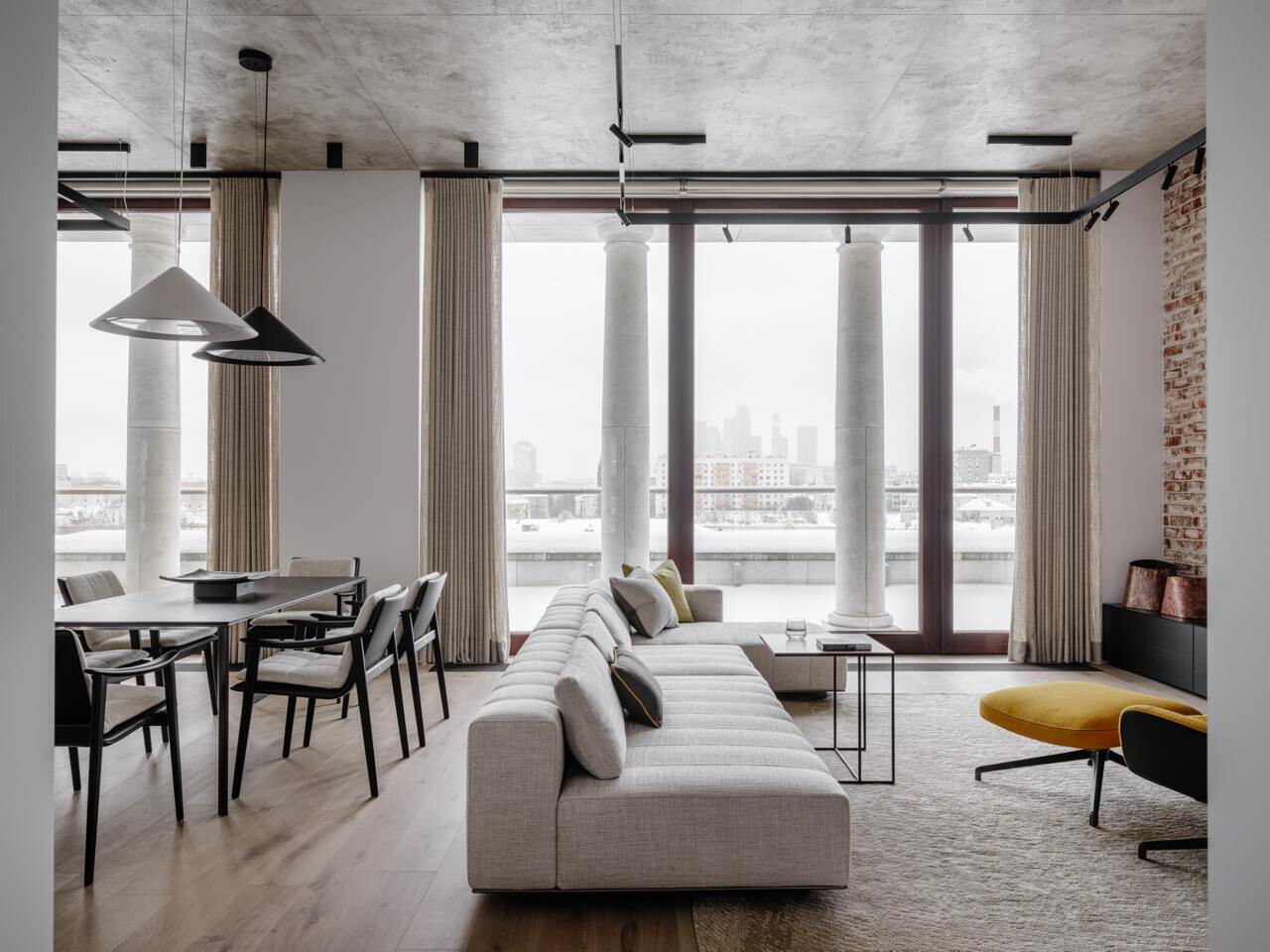 Photo 3 of 12 in Loft-style apartment in Moscow by Anna Maria Abara - Dwell