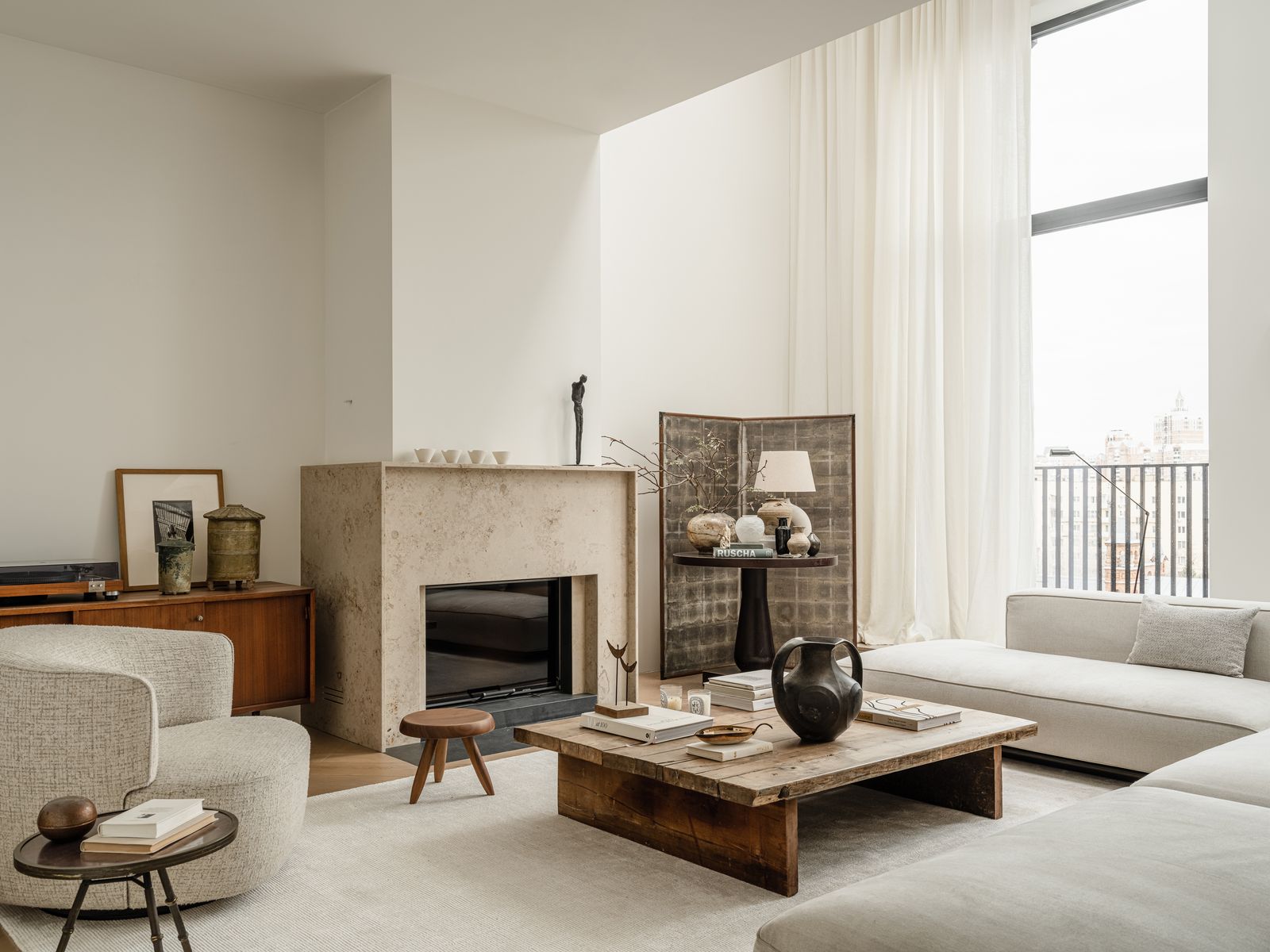 Photo 3 of 20 in Two-storey Moscow loft with a wood-burning fireplace by Anna Maria Abara - Dwell