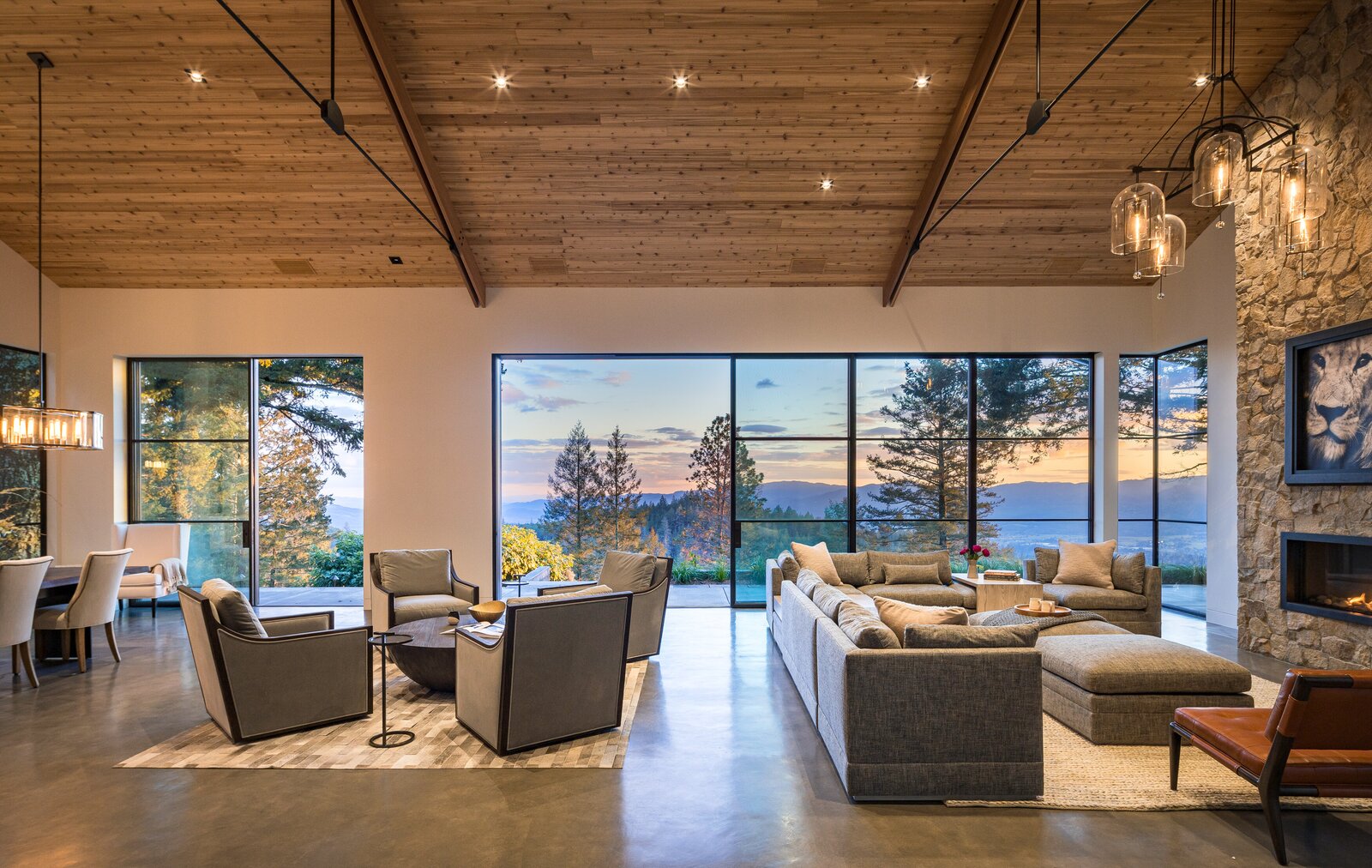 Photo 9 of 20 in Howell Mountain Residence - Modern Custom Home, High ...