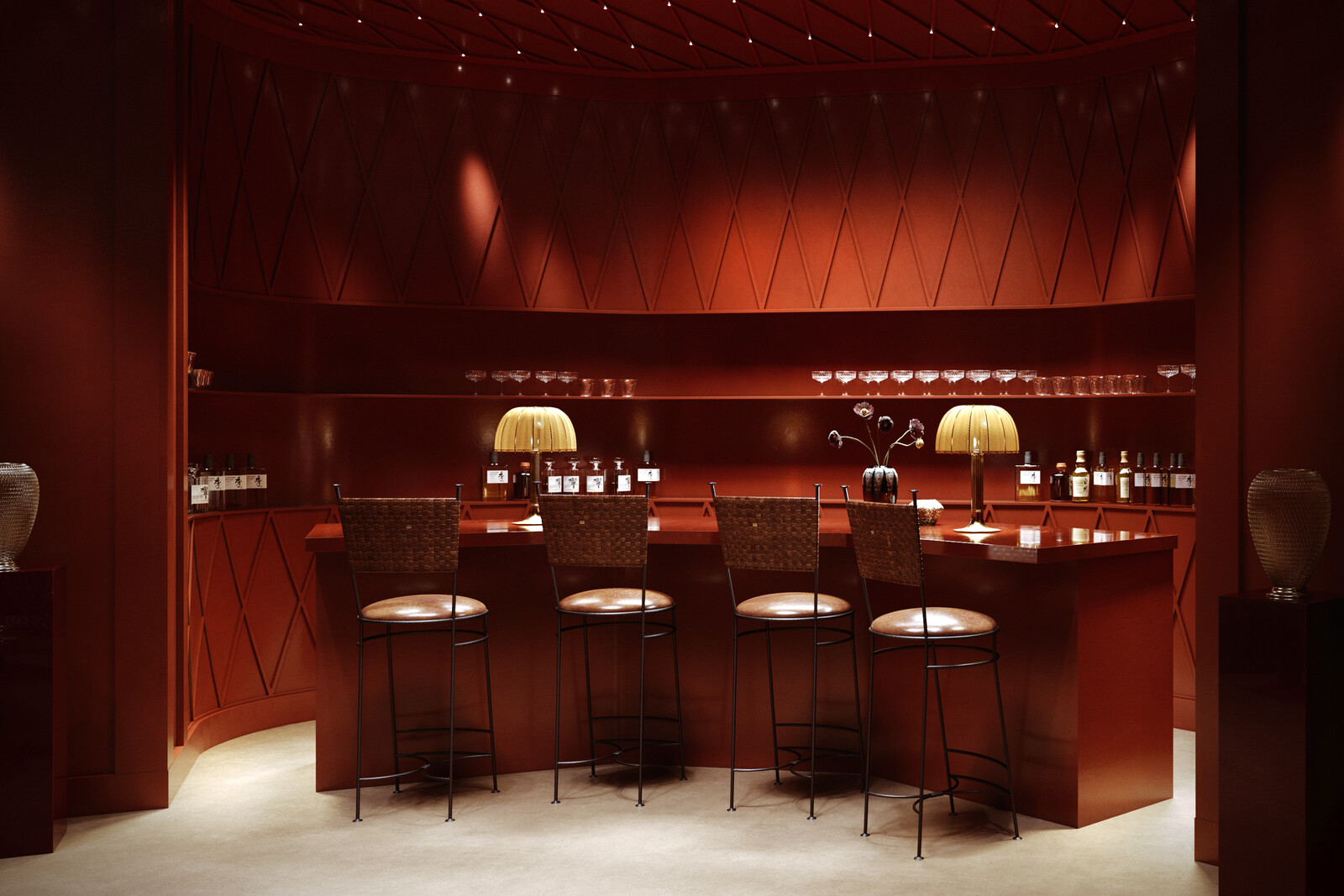 Photo 15 of 15 in Red Lounge by Sacha Ore - Dwell