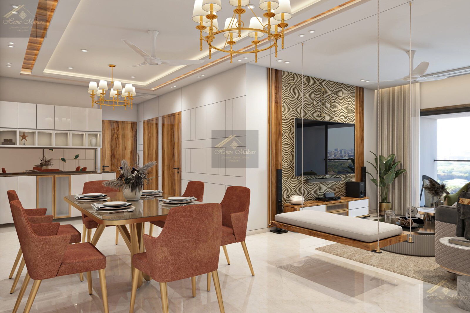 Photo 2 of 7 in Project at Maxima by Home Makers Interior Designers ...