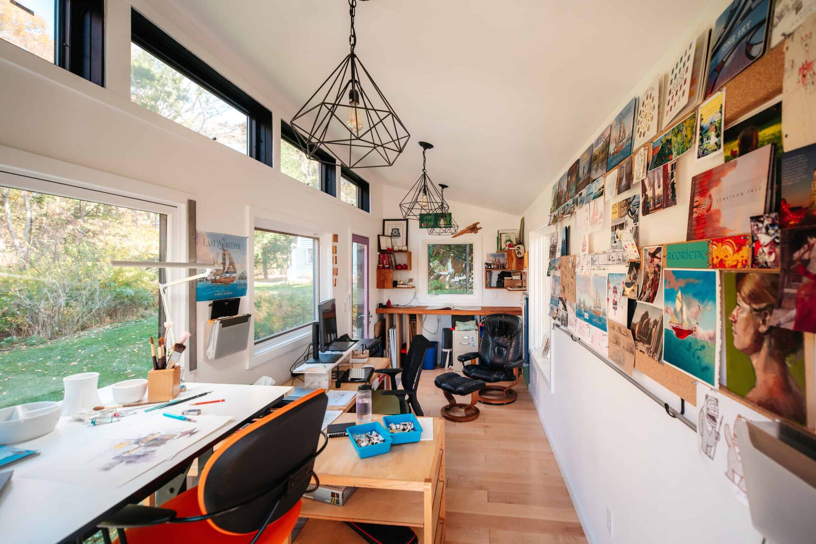 Photo 4 of 14 in New England studio designed for award-winning author ...