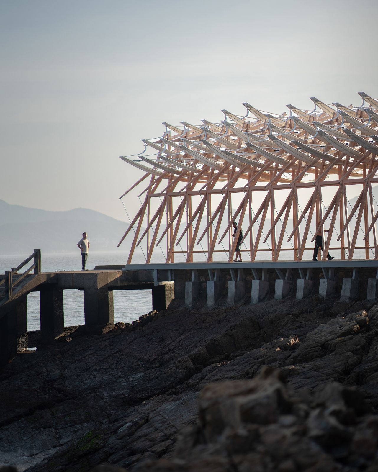 Photo 13 Of 27 In Seaside Pavilion On Chai Shan Island By Gn Architects