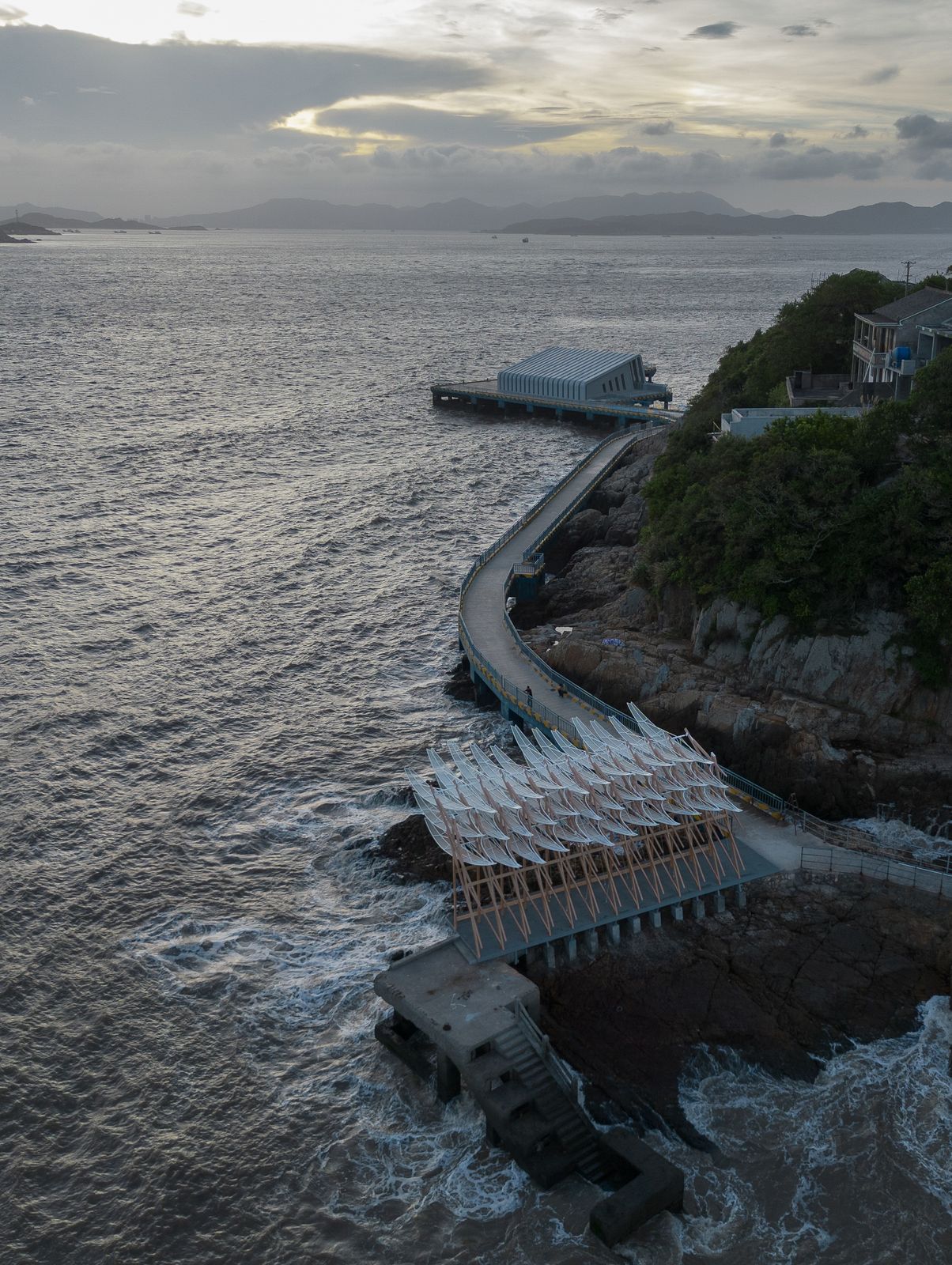 Photo 11 of 27 in Seaside Pavilion on Chai Shan Island by GN Architects ...