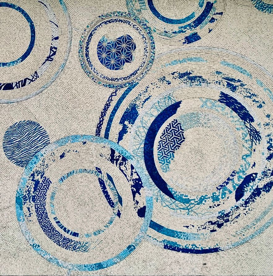 Toyoharu Kii: Large-Scale Mosaic Mural (7 Photos) - Dwell