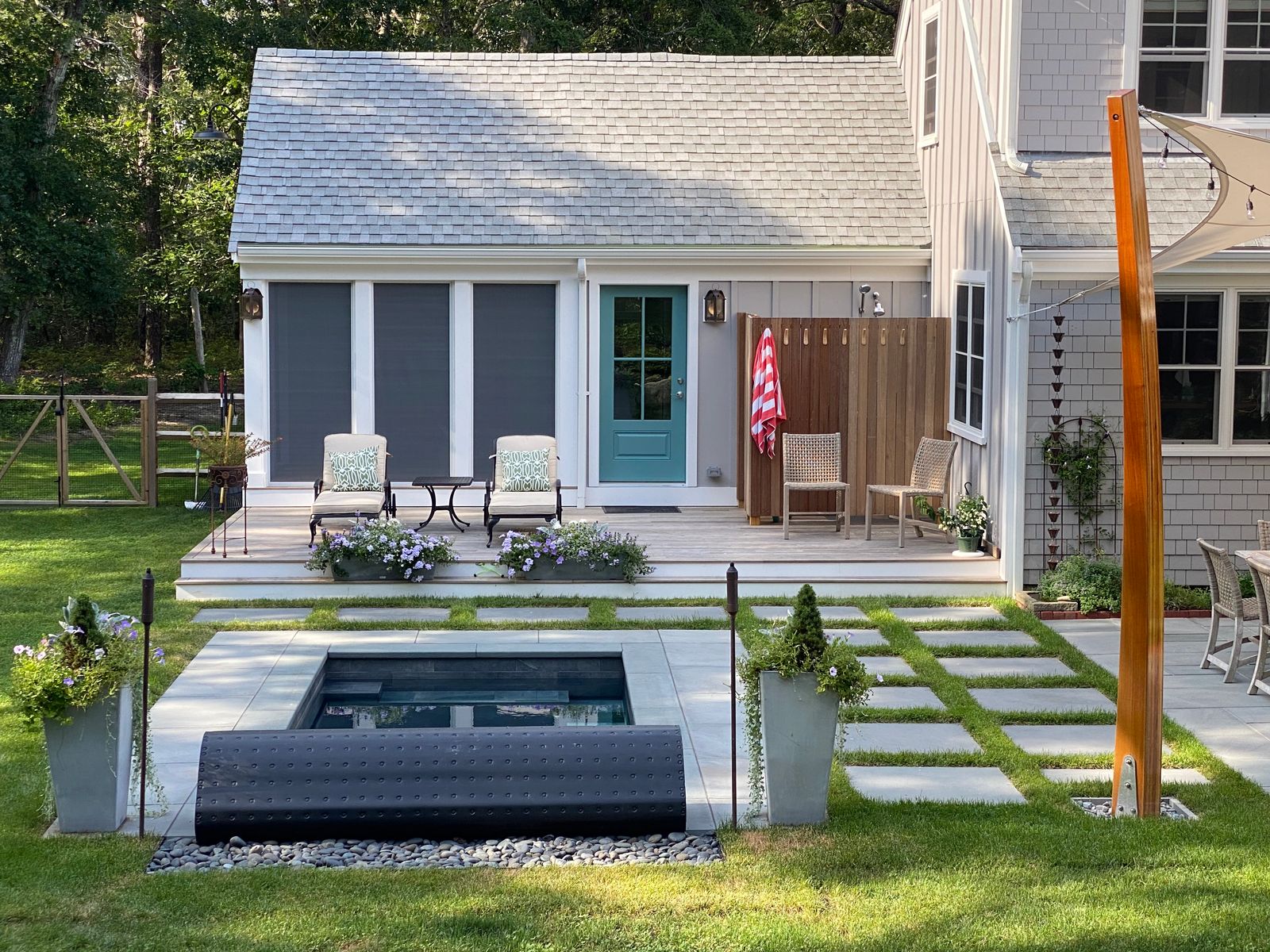 Photo 8 of 14 in Backyard Renovation in Oak Bluffs on Martha’s Vineyard ...